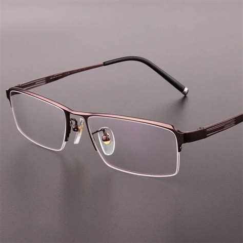 Gafas Cuadradas De Titanio De Alta Calidad Para Hombres Anteojos