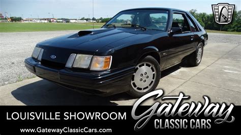 1986 Ford Mustang SVO Gateway Classic Cars Louisville 2728 LOU YouTube