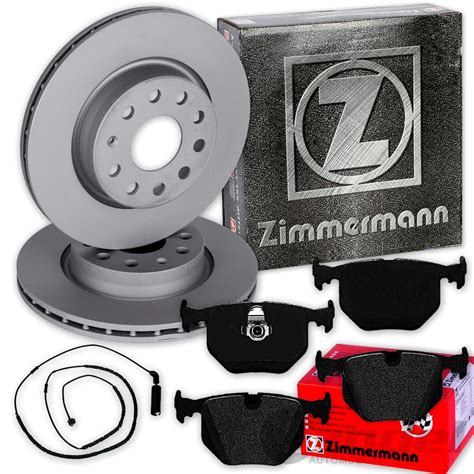 Zimmermann BREMSSCHEIBEN 320mm BELÄGE HINTEN BMW 3er E46 nur 330i d