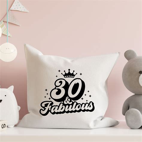 30 y fabuloso SVG 30 cumpleaños SVG camiseta de treinta Etsy México