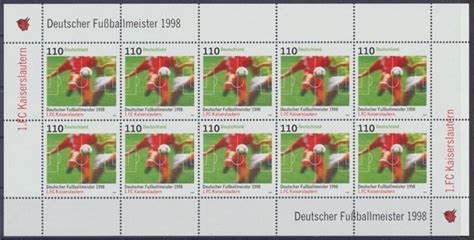 Deutschland BRD Michel Nr 2010 KB Postfrisch Briefmarken