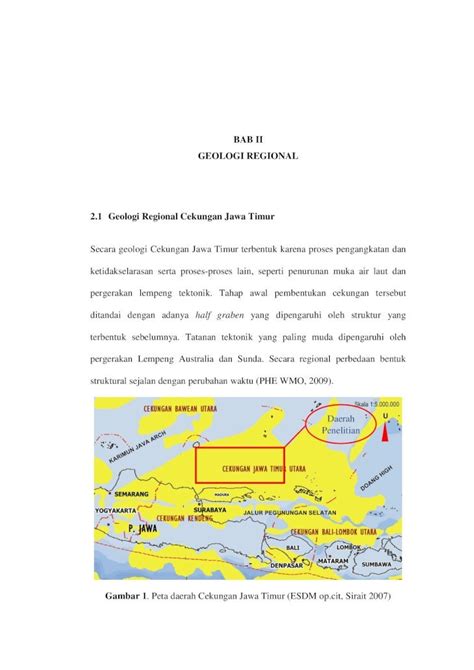 PDF BAB II GEOLOGI REGIONAL 2 1 Geologi Regional Cekungan Jawa