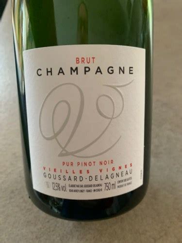 Goussard Delagneau Vieilles Vignes Pur Pinot Noir Brut Champagne