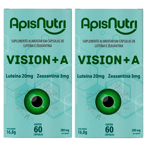Kit Vision A Lute Na E Zeaxantina C Psulas Apisnutri Submarino