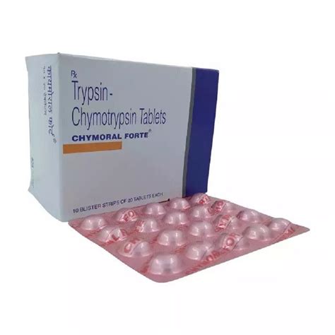 Chymoral Forte Trypsin Chymotrypsin Tablets Treatment Treatment Of