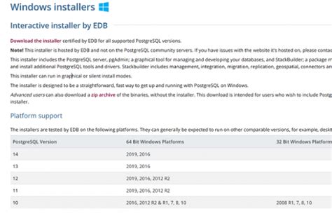 Install And Configure Postgresql On Windows Windows Os Hub