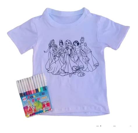 Paquete De Playeras Para Colorear Con Plumones En Venta En Zapopan