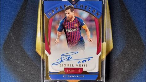LIONEL MESSI ON CARD AUTO BREAK 56 2022 23 PANINI CHRONICLES SOCCER