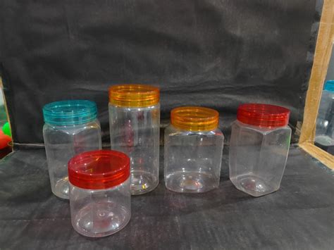 Capacity 300 ML Transparent Plastic Pet Jar For Food Storage At Best
