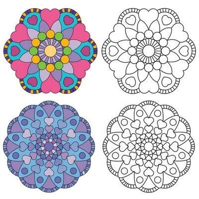 Mandalas Para Colorear Vector En Vecteezy Mandalas Para
