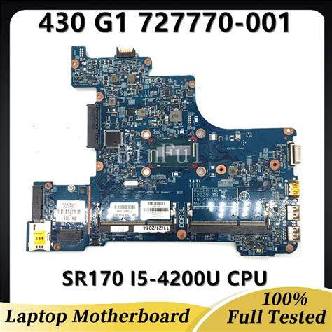 Placa base para ordenador portátil HP ProBook 727770 G1 2239 1N 48