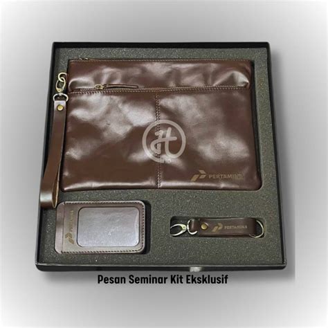 Jual Souvenir Handbag Ganci Name Tag Seminar Kit Eksklusif