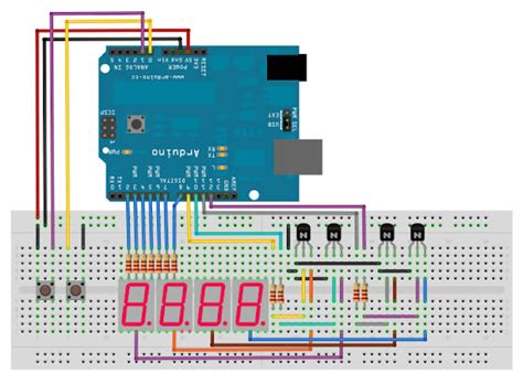 Multiplexar Display Segmentos Digitos Arduino