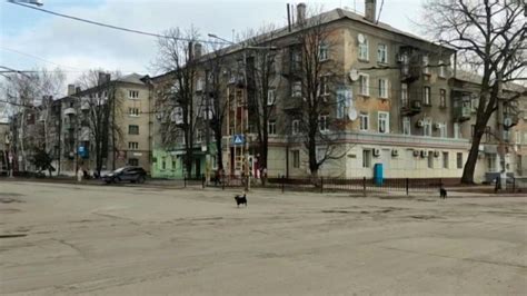 Empty Streets In Eastern Ukraine As Loudspeakers Give Location Of