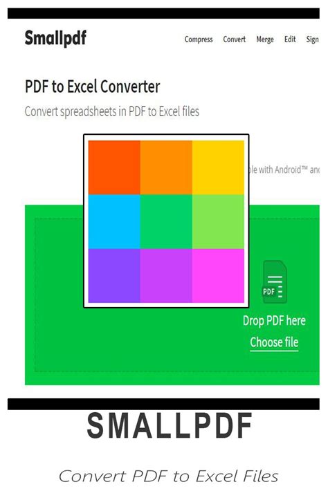 Smallpdf Converter For Excel Files