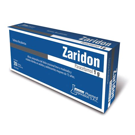 Zaridon 1g Tableta Recubierta Inkafarma