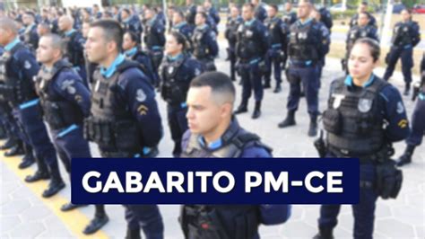 Concurso PM CE Idecan Divulga Gabaritos Preliminares