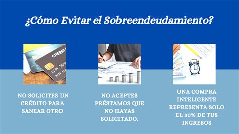Infografía Cómo Evitar el Sobreendeudamiento