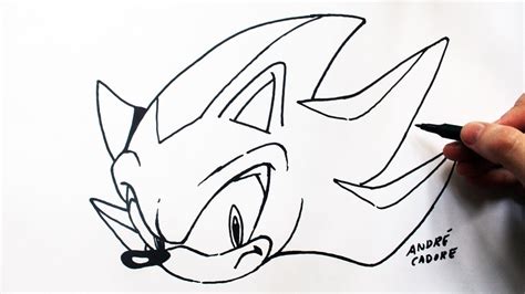Como Desenhar O Shadow Sonic The Hedgehog How To Draw Shadow