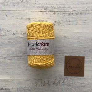Cordón macramé 150 mts Amarillo Trapillo para Crear