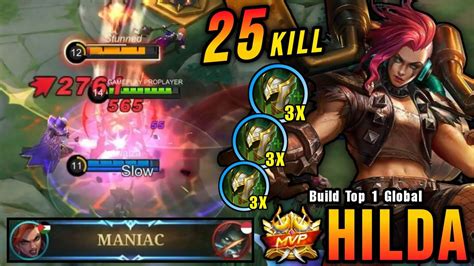25 Kills MANIAC Hilda Best Build TANKY DEADLY Build Top 1