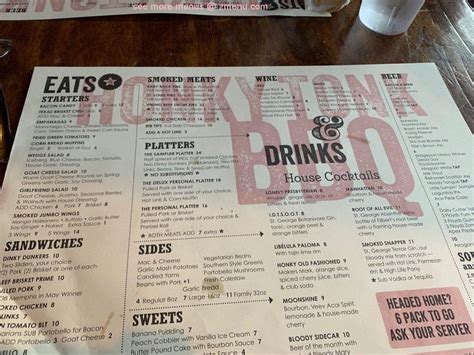 Online Menu Of Honky Tonk BBQ Restaurant Chicago Illinois 60608 Zmenu