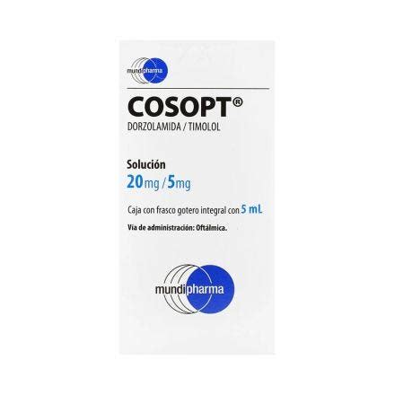 Cosopt 20 5 Mg 5 Ml Gotas