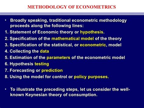econometrics lecture 1st