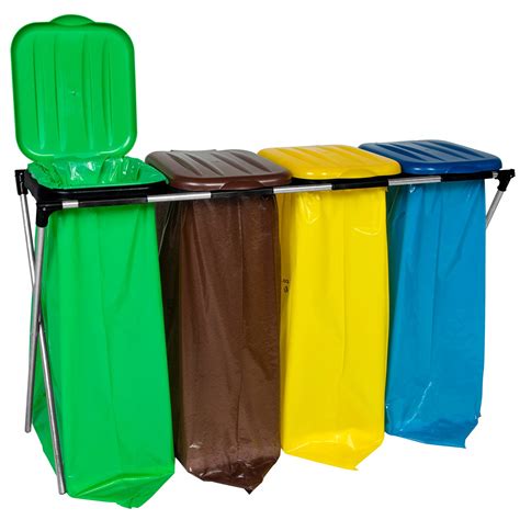 KOSZ STOJAK NA WORKI DO SEGREGACJI ŚMIECI 4x120l Stojak 3x120L Cena