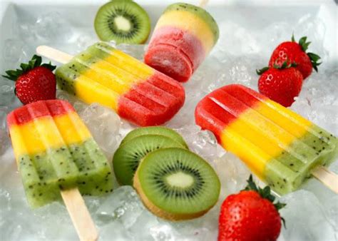 Receta de polos caseros de frutas ecológicas Huerto del sol