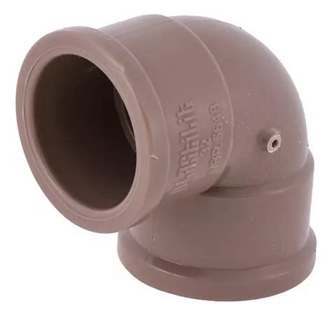 Joelho Pvc Marrom Sold Vel Mm Plastilit Mercadolivre