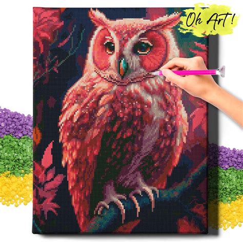 Diamond Painting D Z Ram Sowa Haft Diamentowy Du Y R Owa Sowa