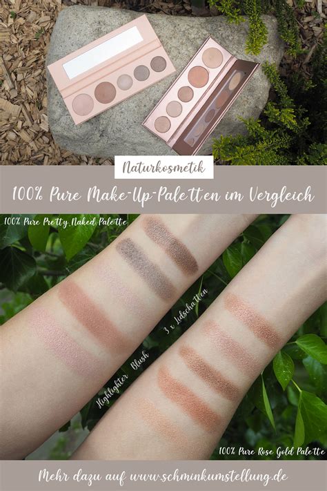 Pure Paletten Pretty Naked Rose Gold Im Vergleich Pure