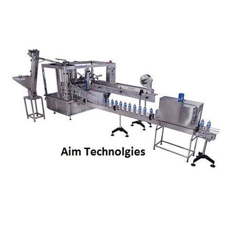 Aim Technologies Stainless Steel 60 BPM Mineral Water Plant Automation