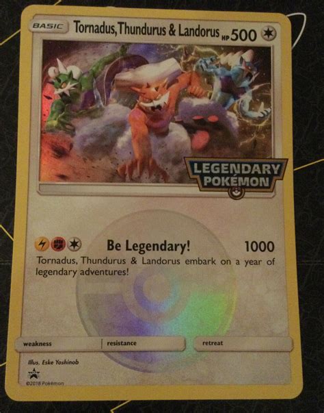 Mavin Tornadus Thundurus Landorus Oversized Promo Jumbo Pokemon