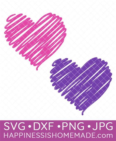 Free Scribble Heart SVG Files Cricut Free Free Svg Cricut Creations