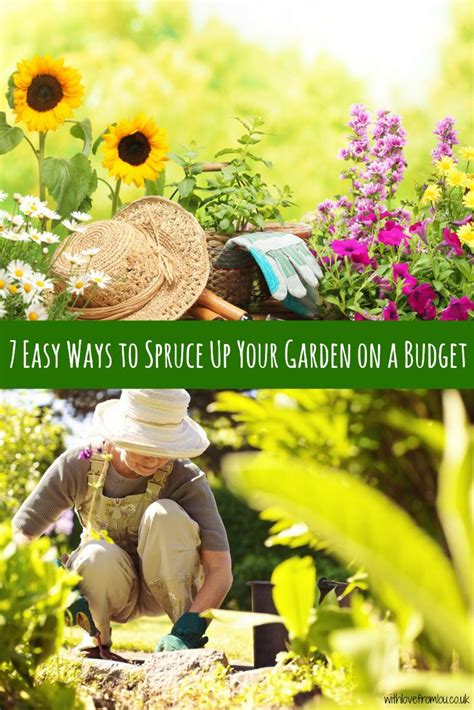 7 Easy Ways To Spruce Up Your Garden On A Budget With Love From Lou
