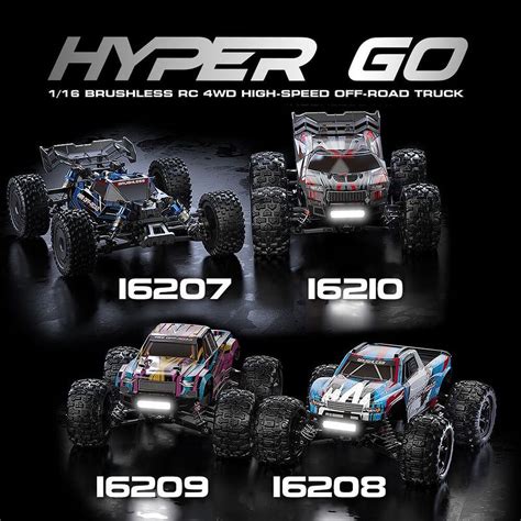 MJX Hyper Go 16207 16208 16209 16210 Rc Car Brushless High Speed 4WD