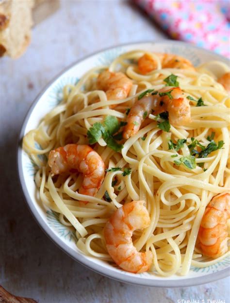 Linguines Aux Crevettes Et Au Citron Une Recette Facile
