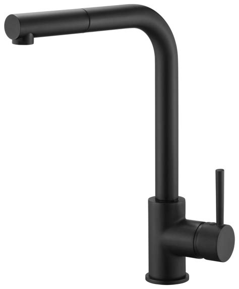 Grifo Cocina Monomando Malta Negro Ref GCE006 NG Imex Grifos De Cocina