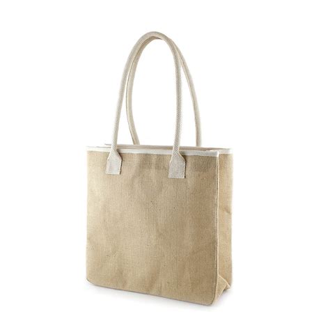 Sac Cabas Azur en Toile de jute à personnaliser