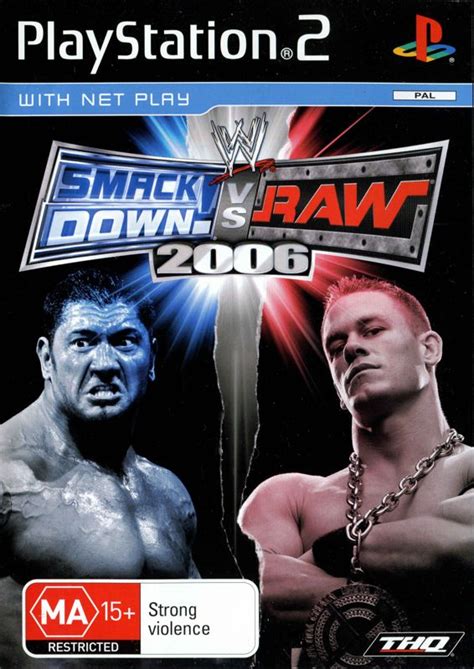 WWE Smackdown Vs Raw 2006 Cover Or Packaging Material MobyGames