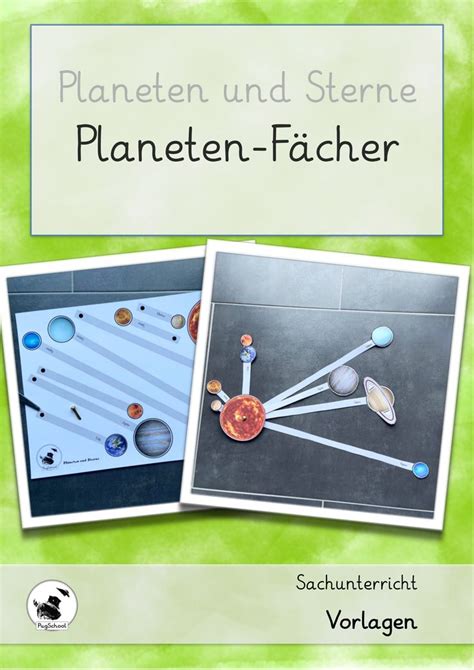 Planeten Und Sterne F Cher Bastelvorlage Unterrichtsmaterial Im