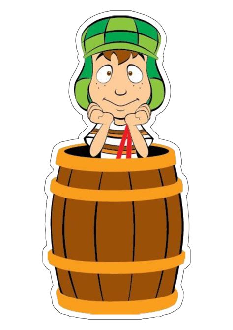 Chaves em desenho barril do chaves personagem fictício animação