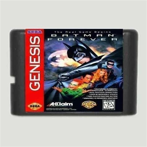 Batman Forever Eternamente Mega Drive Genesis Tectoy Shopee Brasil
