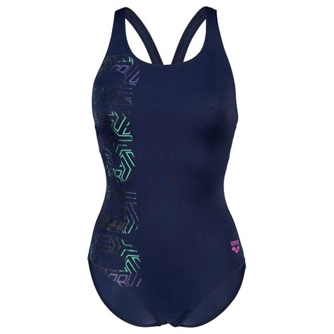 Arena Kikko Pro Swimsuit V Back Graphic Badeanzug Damen Online Kaufen