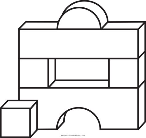 Dibujo De Bloques De Construcci N Para Colorear Ultra Coloring Pages