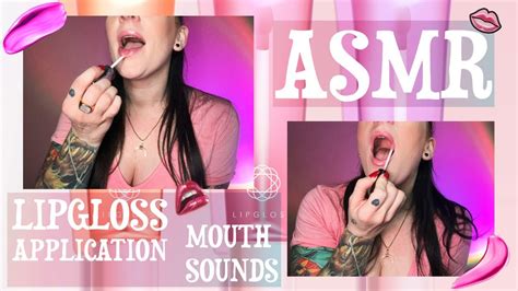 ASMR Lipgloss Application Mouth Sounds Plus Lots And Lots Of
