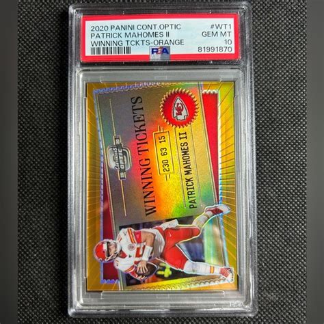 Panini Toys 220 Panini Contenders Optic Orange 50 Ssp Patrick
