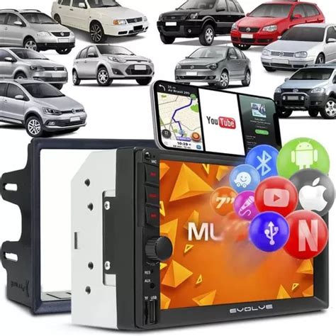 Central Blth Evolve Multimidia Moldura Golf polo fox fiesta Frete grátis